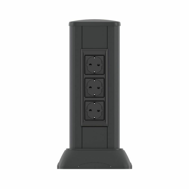 Мини-колонна для эл. установ. 0.35м черн. DKC 19533