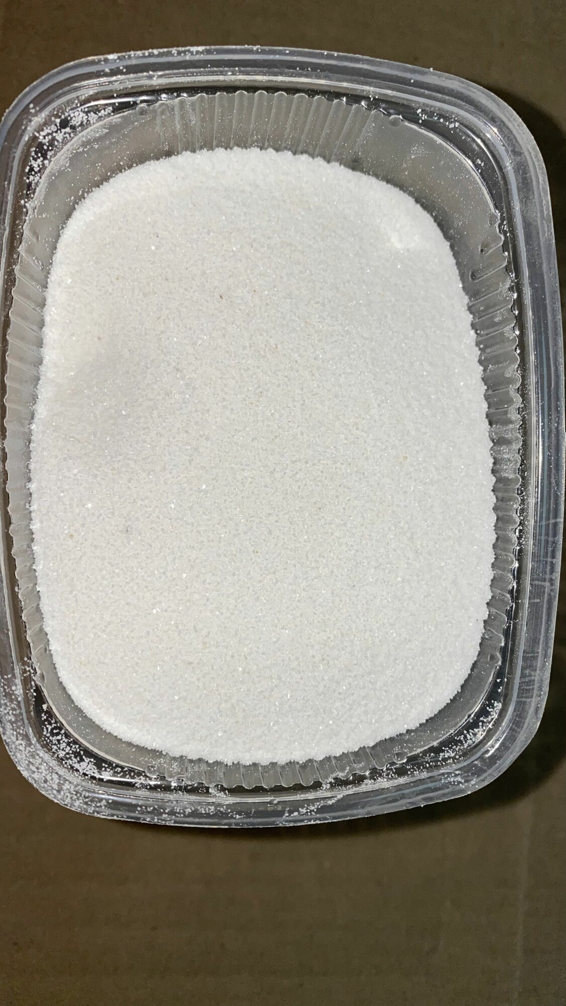 Мраморный песок 500 гр белый фракция 0.2-0.5 мм