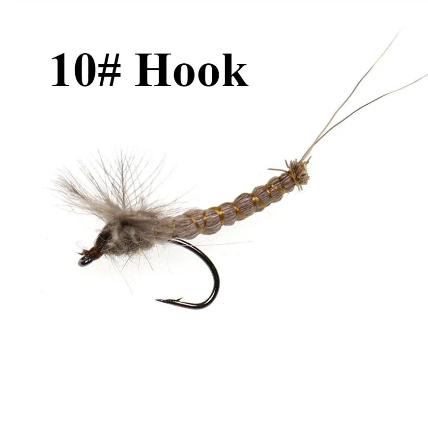 Сухая мушка ZUOFILY Mayfly, Цвет C-10, 10# Hook