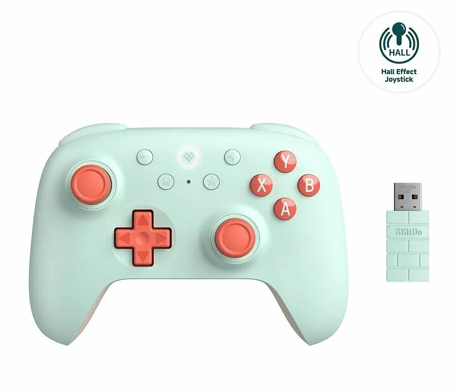 8BitDo Ultimate 2C Wireless 2.4G Игровой контроллер с эффектом Холла Джойстик для ПК Steam Deck Raspberry Pi Android