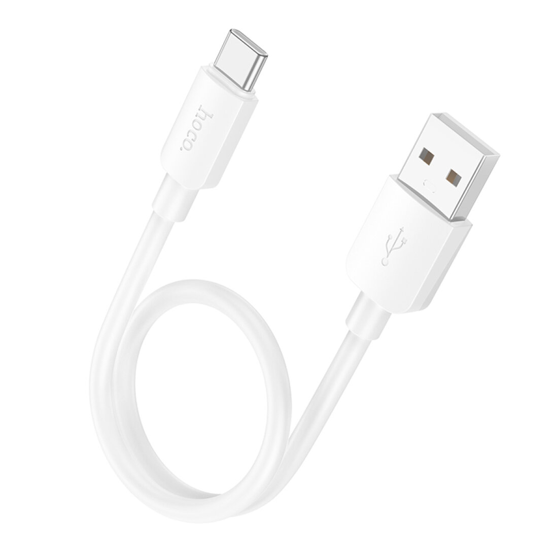 Кабель USB - Type-C HOCO X96 Hyper, 0,25м, PD27Вт, 3.0А, цвет: белый