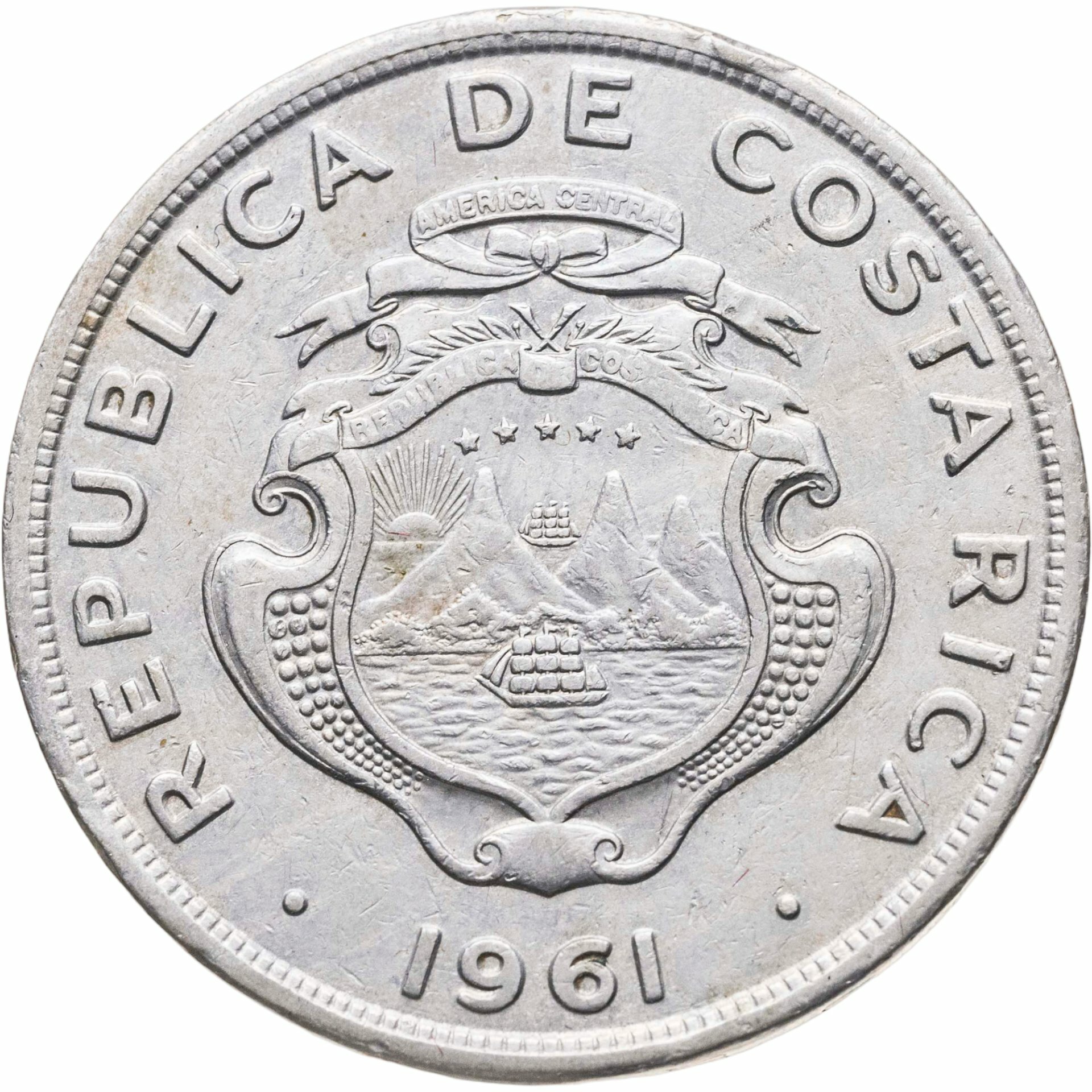 Коста-Рика 2 колона (colones) 1961