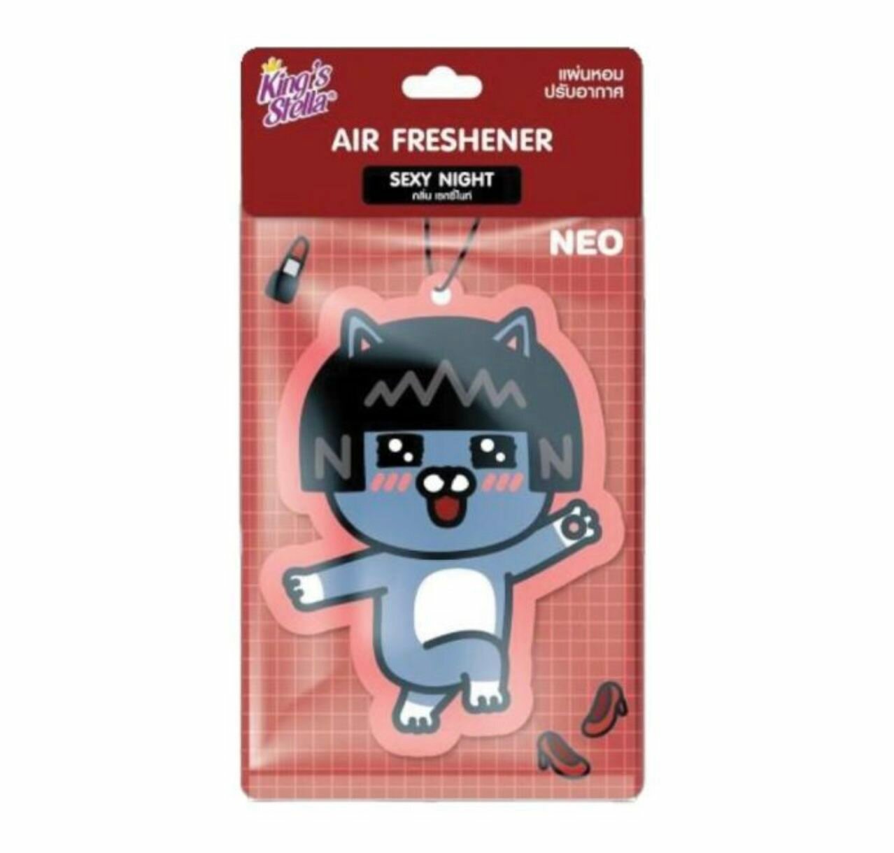 Ароматизатор воздуха для автомобиля King's Stella x Kakao Friends в форме персонажа Tube 1 шт Тайланд