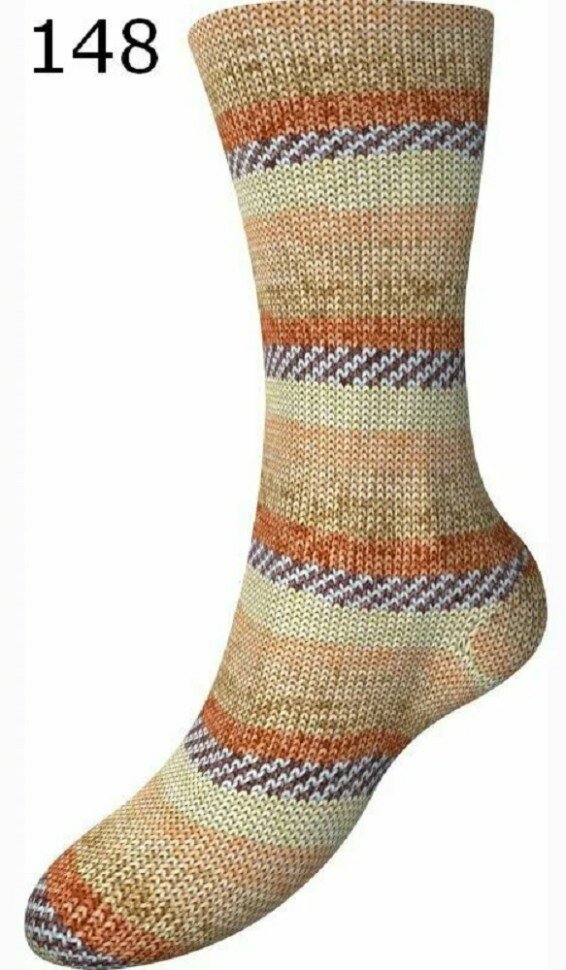 Пряжа #93049-99/148 Sandbeige Fortissima Cotton Stretch 4-Fach Weekend 100 г 460 м Austermann