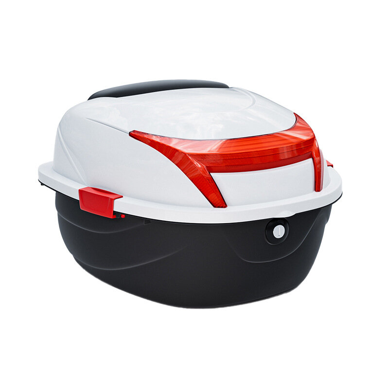 Универсальный утолщенный большой противоударный ящик для хранения для электросамокатов и мотоциклов, ящик для инструментов, задний багажник.