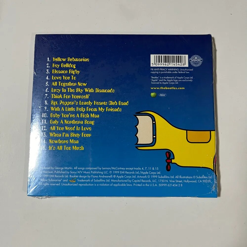 Музыкальный диск The Beatles - Yellow Submarine (Soundtrack) CD - Импортное издание — фото 1