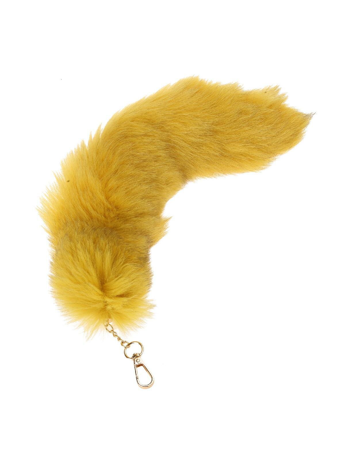 Хвост лисы для костюма, Желтый