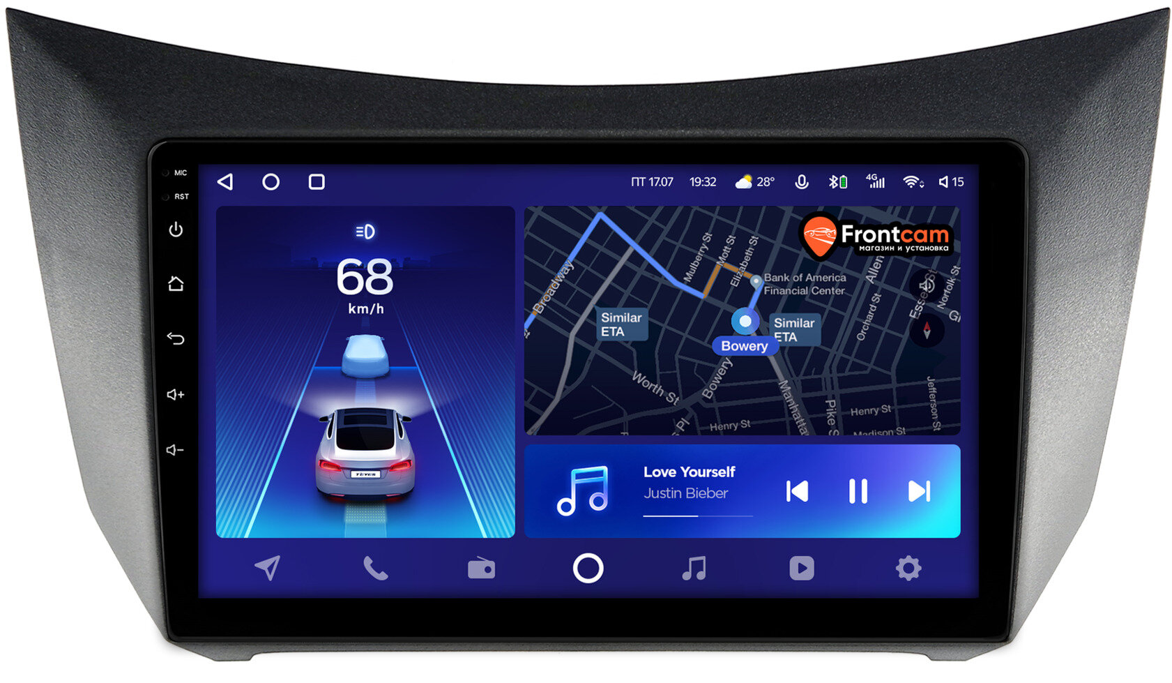 Штатная магнитола Teyes CC2 PLUS 6/128 9" RM-9-1972 Lifan Smily (320) 2008-2015 Android 10 (4G-SIM, DSP, QLed)