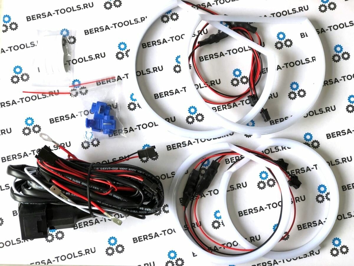 Ангельские глазки Cotton для BMW X5 E53 (Белый) Белый