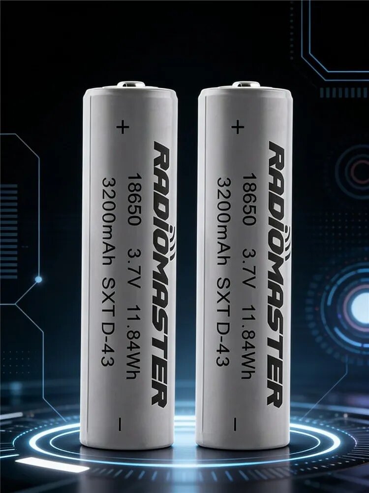 5 шт Аккумулятор RADIOMASTER 1S 3.7V 18650 3200mAh для радиоуправляемых моделей