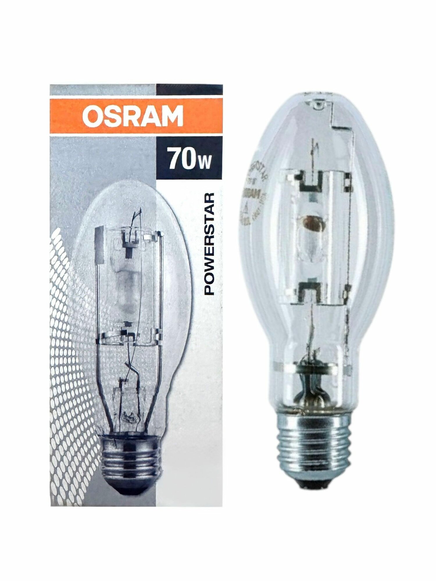 Лампа металлогалогенная Osram HQI-E 70W/WDL CL E27 (МГЛ) 4050300397788