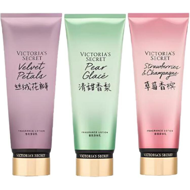 Набор лосьонов для тела унисекс Victoria's Secret ароматные успокаивающий эффект, 236 мл, 3 шт.