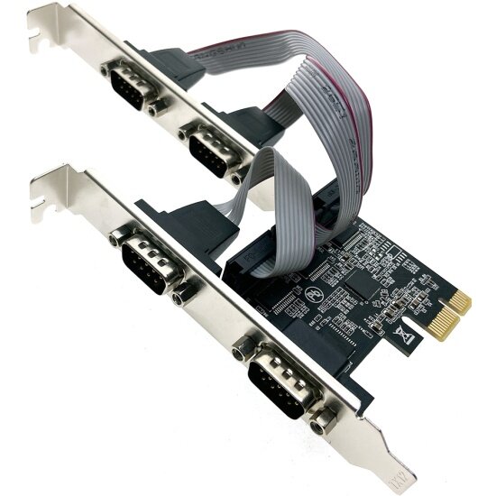 Контроллер Espada PCI-Ex1, 4xCOM9M (OEM) (FG-EMT04A-1-BU01)