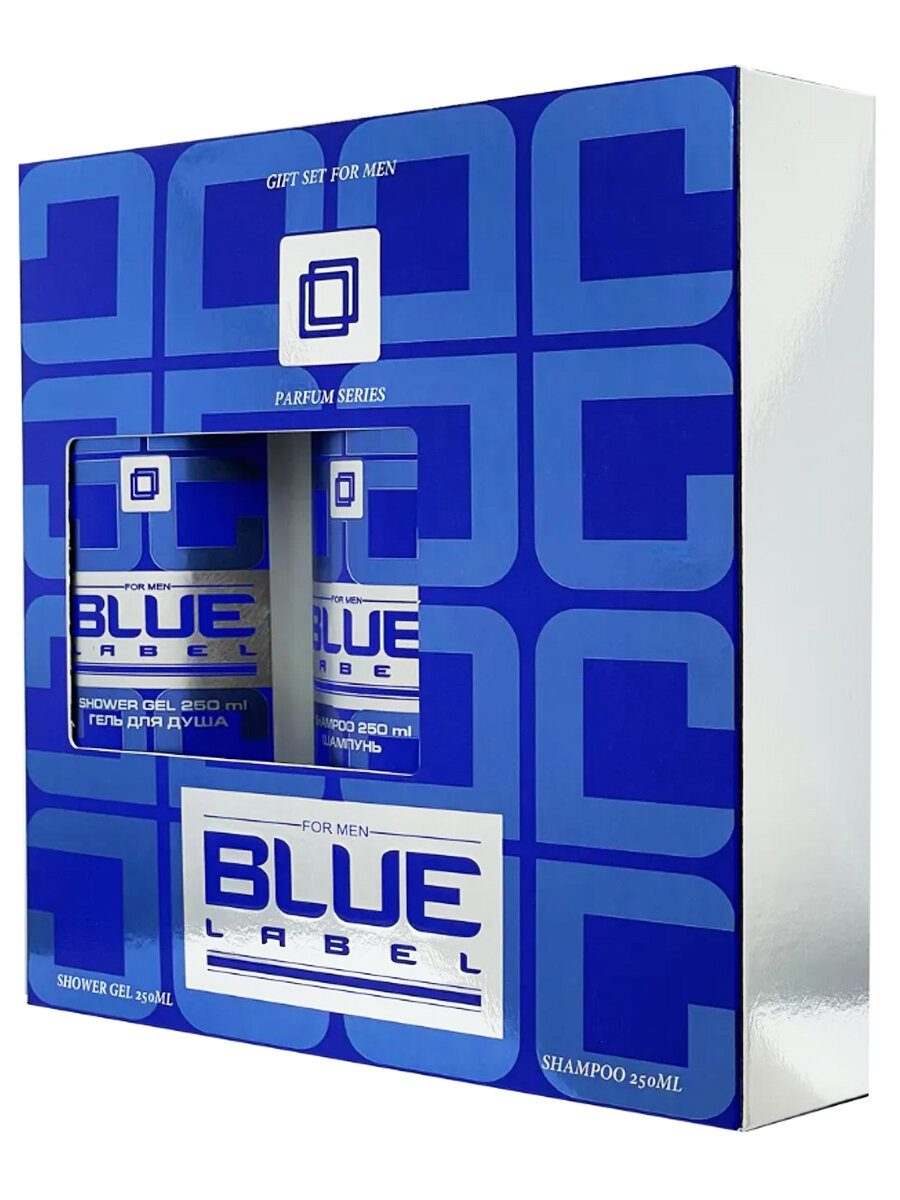 Festiva Набор косметический парфюмерный для мужчин Blue Label, 1 шт