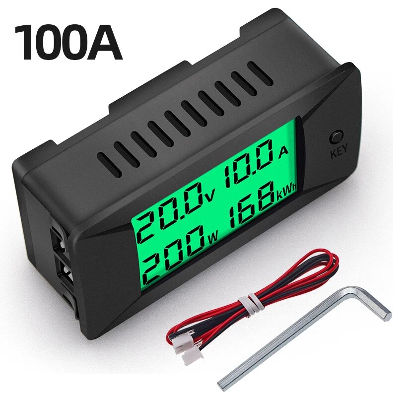 Вольтметр амперметр PZEM-025 100A 12-96В