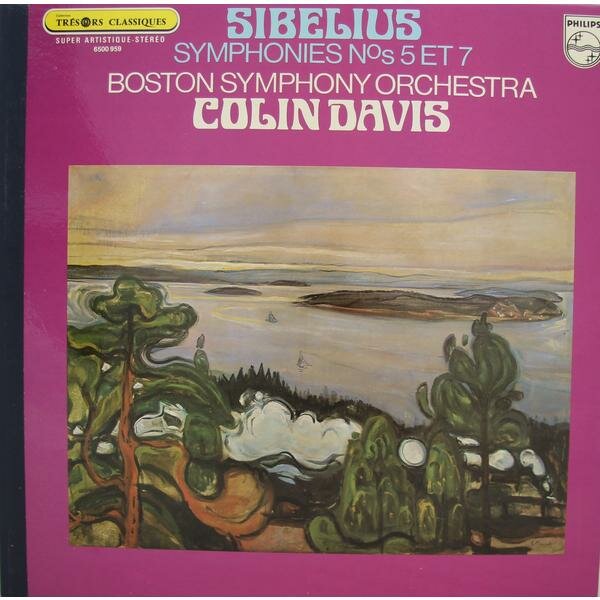 Винтажная виниловая пластинка SIBELIUS - SYMPHONIES № 5 ET 7 (BOSTON SYMPHONY ORCHESTRA)