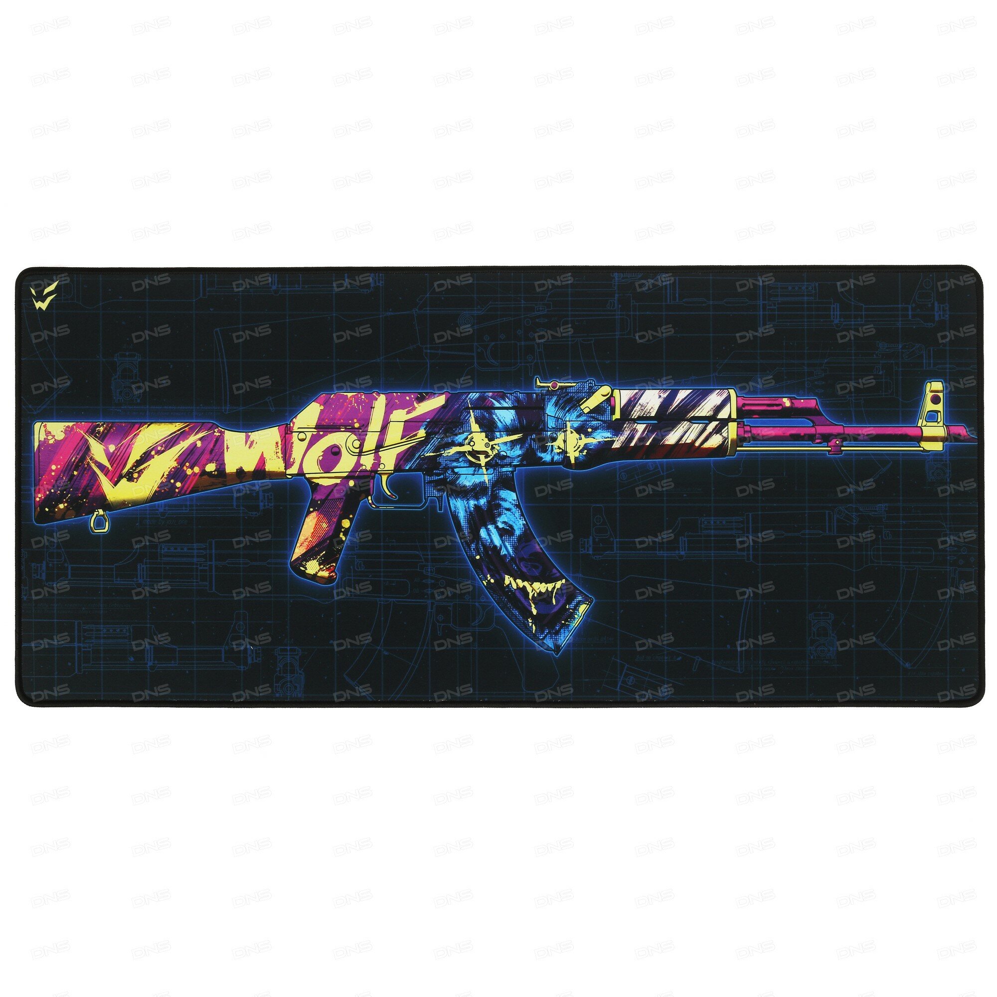 Коврик ARDOR GAMING GM-XL Gun2 (XL) разноцветный