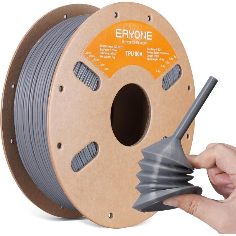 Пластик Eryone TPU (90A)1.75mm, 1KG/roll термопластичный полиуретан для 3D-печати