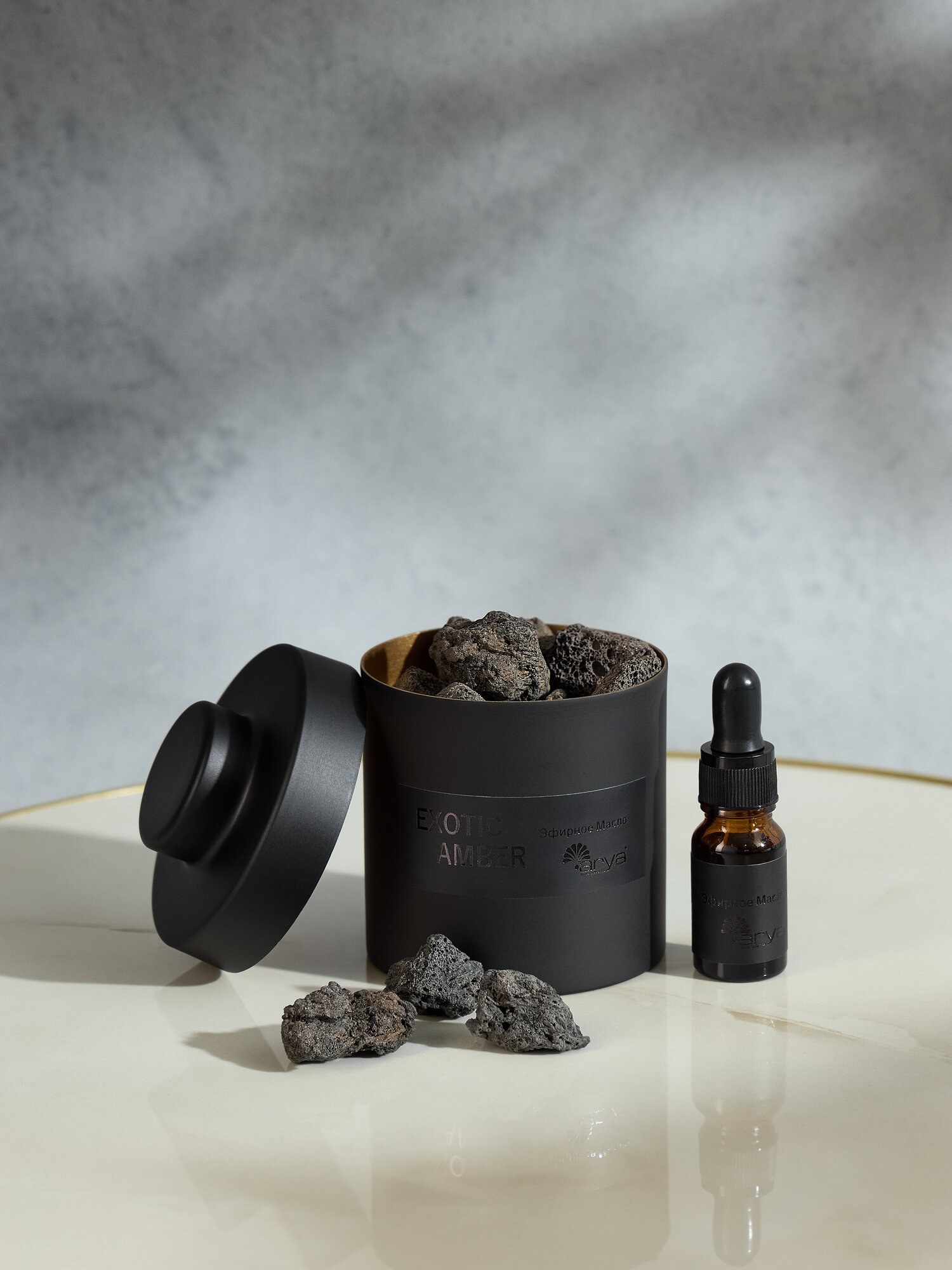 Диффузор ароматический с вулканическими камнями Arya Exotic Amber 10 мл
