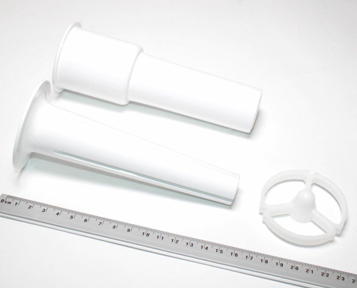 Набор насадка для колбас с толкателем Zelmer, Bosch к решетке 62мм