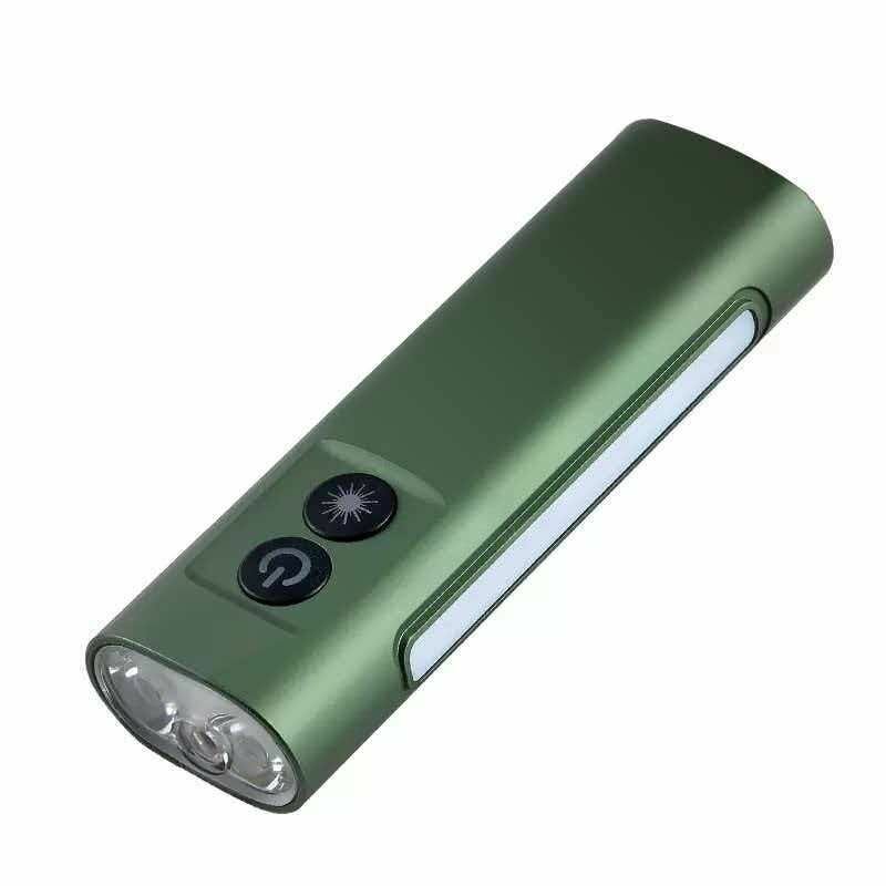 Wurkkos HD01 Серебристый многофункциональный фонарик 1200 люмен с зеленым светом, белым светом, боковыми RGB-подсветками, 90CRI