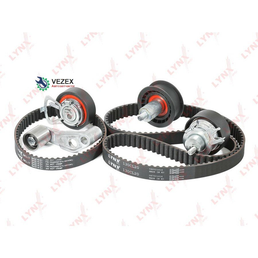 LYNXAUTO PK1036 Комплект ремня ГРМ (усиленный ремень) SKODA Fabia I 1.4 99-07 / Octavia(1U/Z) 1.4 00-10, VW Bora 1.4-1.6 00-05 / Caddy II-III 1.4 00-06 / Golf IV-V 1.4-1.6 97-06 / Lupo 1.4-1.6 99-05 / Polo 1.4-1.6 98-08