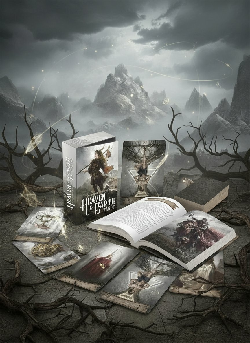 Карты Таро "Heaven and Earth Tarot Kit" Lo Scarabeo / Колода Неба и Земли. Подарочный набор 63515 Lo Scarabeo