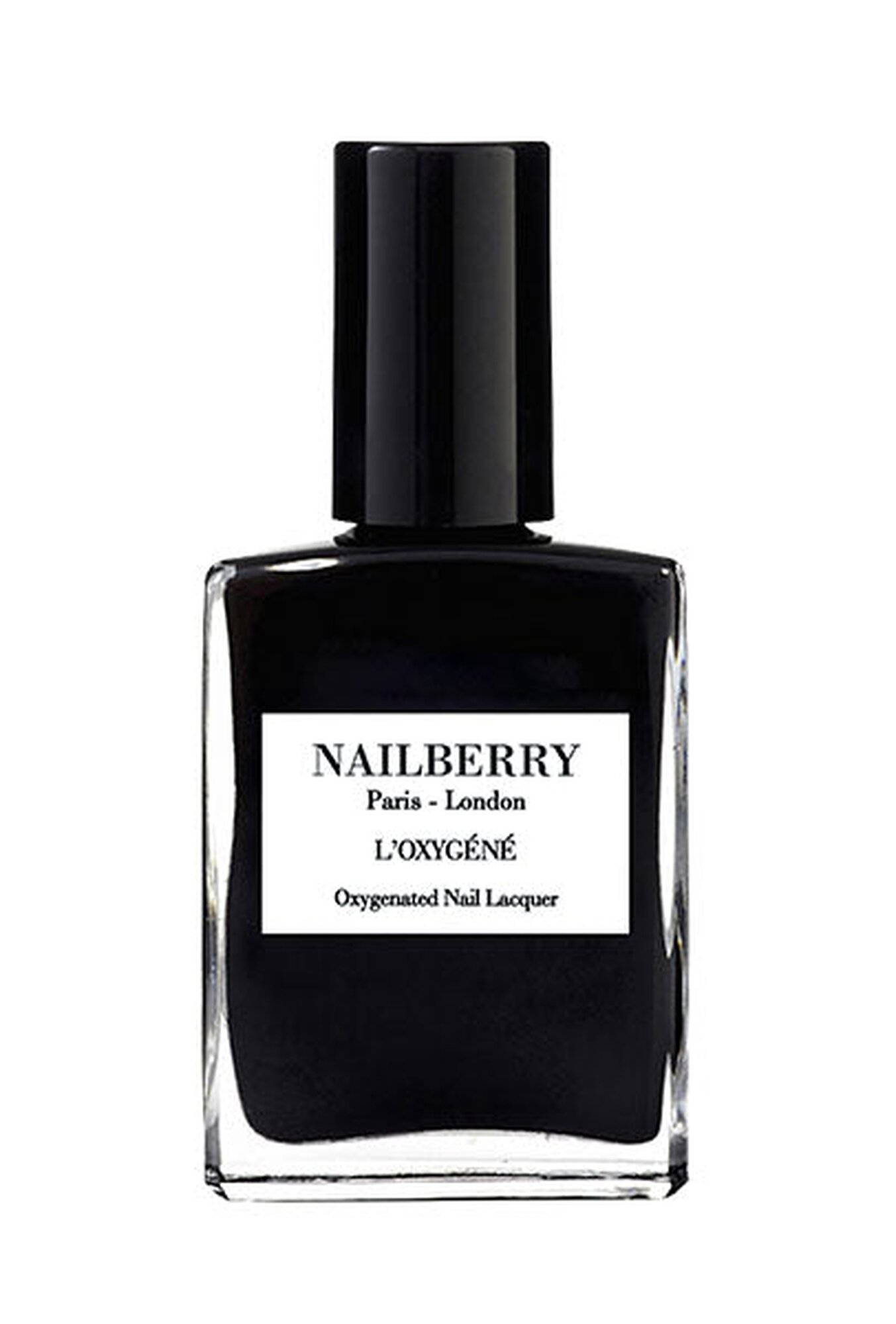 Лак для ногтей NAILBERRY, "L'Oxygene", оттенок Black Berry, объем 15 мл