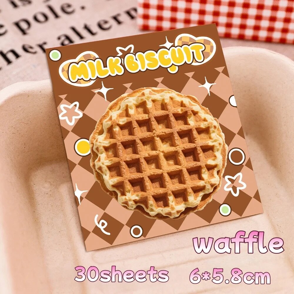 Многоразовые блокноты-печеньки waffle-30sheets