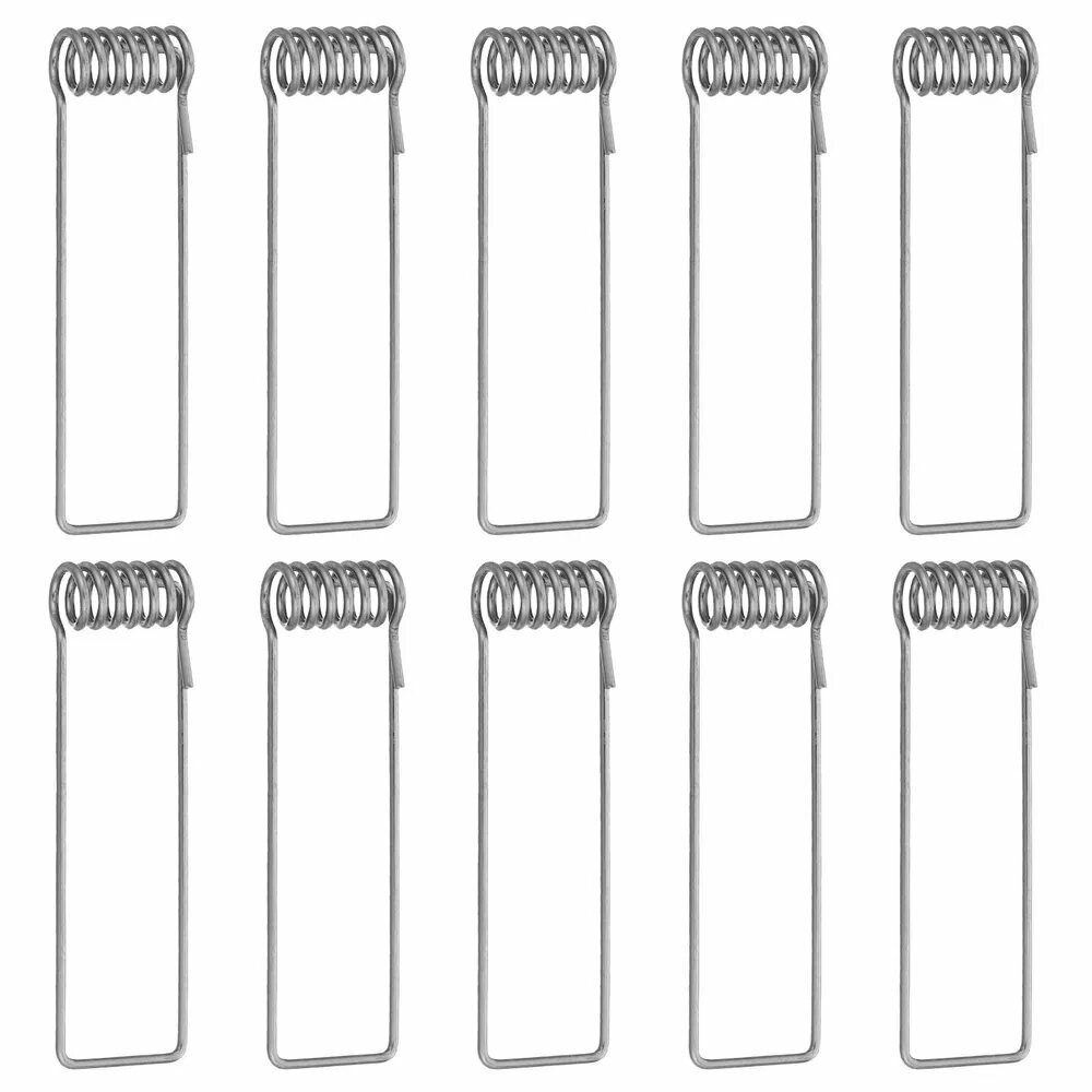 Набор пружинных металлических клипс для крепления встраиваемых потолочных светильников, 10 штук, для дома