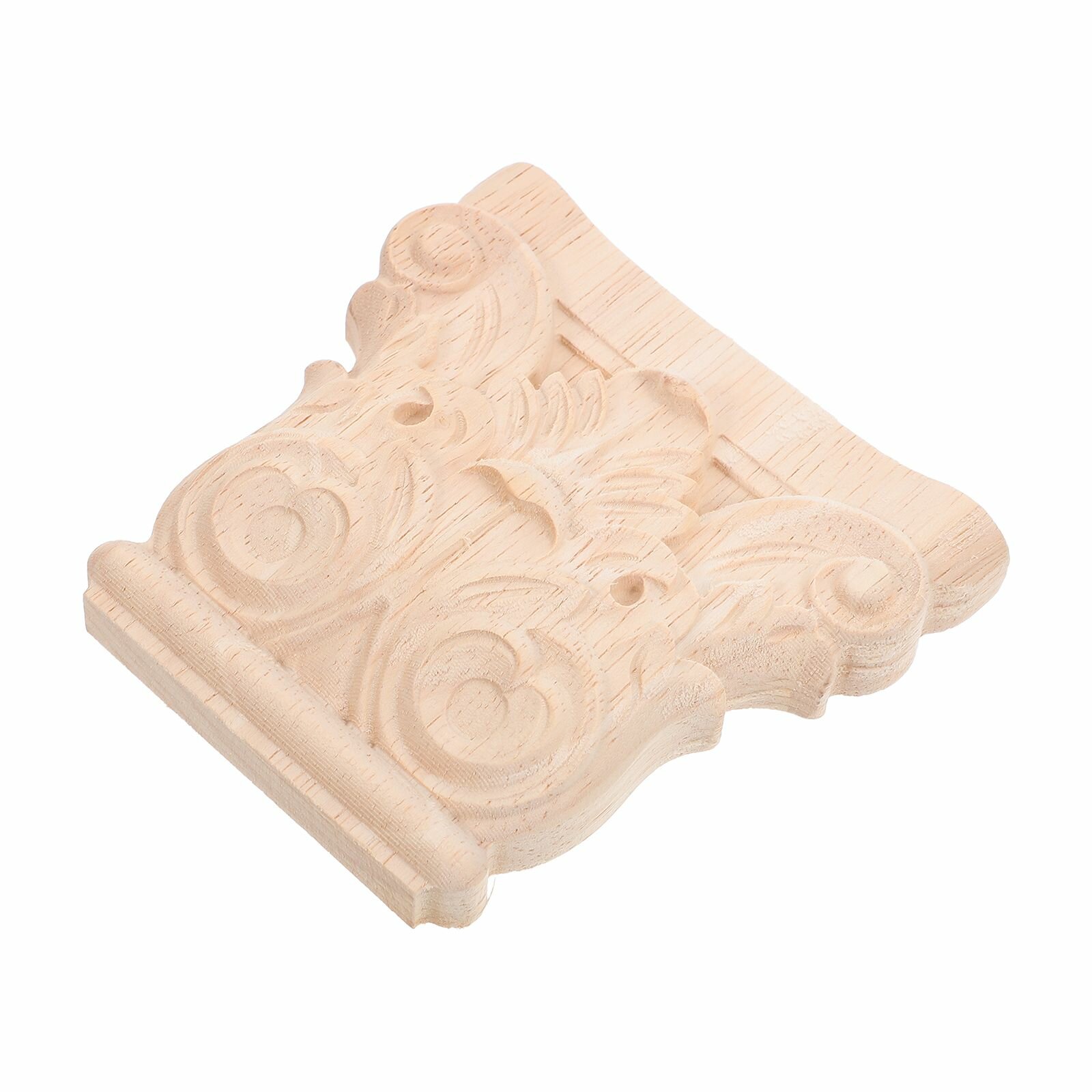 Угловая Консоль Коринфской Колонны, Хаки, Деревянный Декор, 1 Пакет