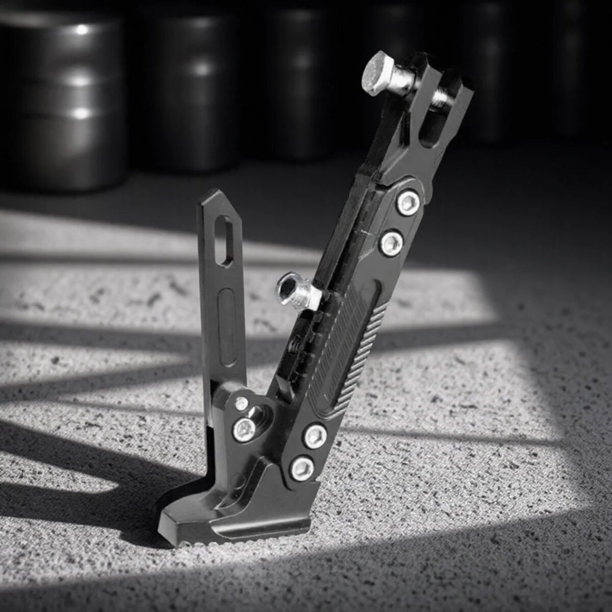 Регулируемая Подставка Для Мотоцикла, Боковая Подножка Для Электрического Велосипеда, black