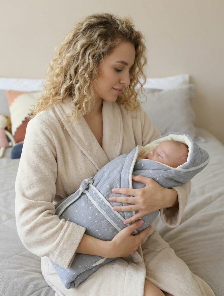 Конверт на выписку Осень-зима ; Детский плед ;