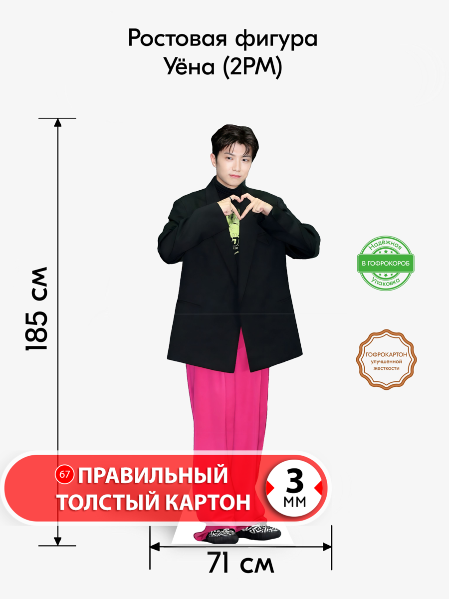 Аксессуар для фотосессий, Чан У Ён (2PM) 1, ростовая фигура.