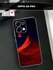 Чехол на Oppo A6 Pro / Оппо A6 Про с принтом Красная гора и луна