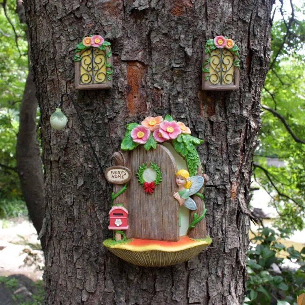 Садовая фигурка Fairy Home для декора сада и дома из полимерной смолы