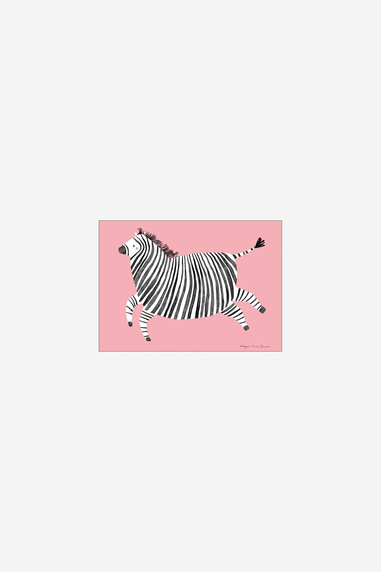 Плакат H&M размер 50х70 см Wild Apple - Zebra, цифровая печать, без рамы