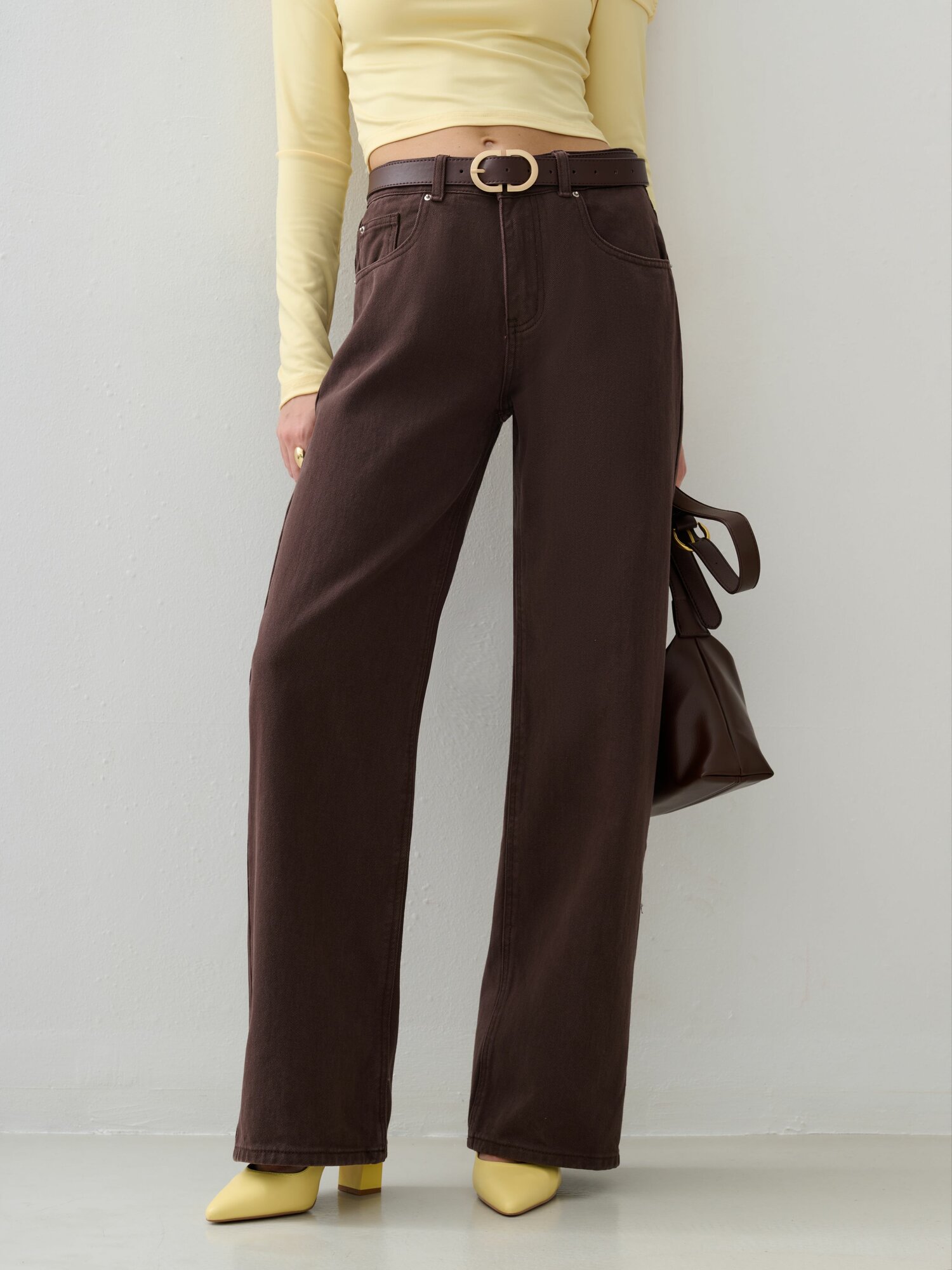 Джинсы широкие 