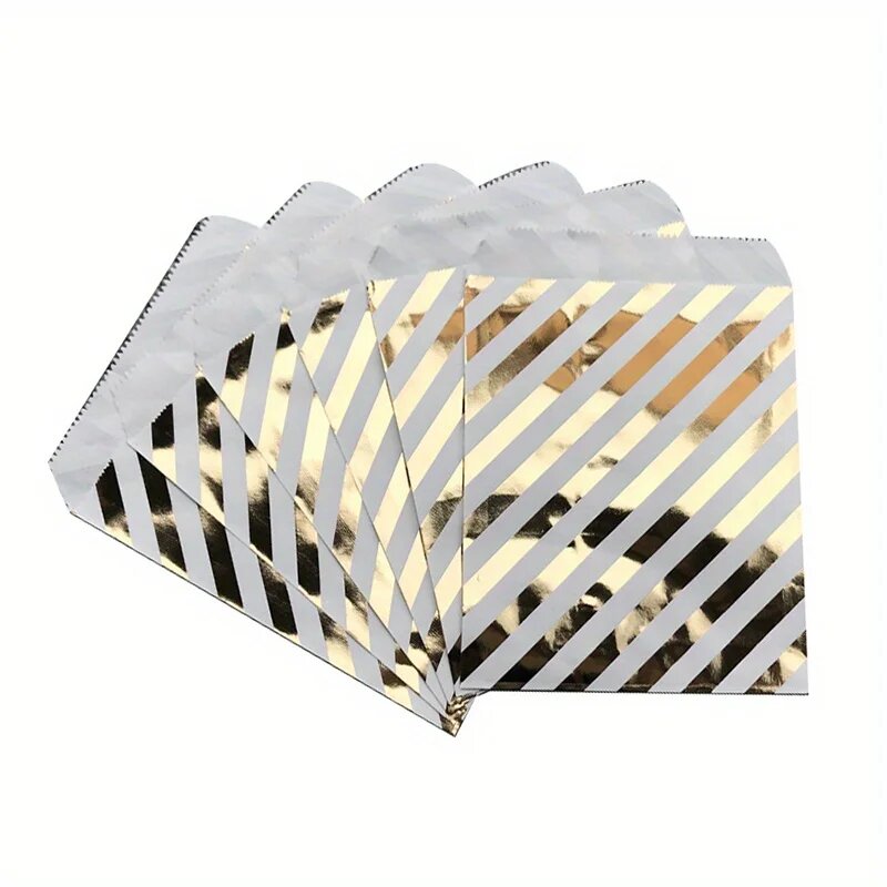 25 шт. 13x18 см, 5x7 дюймов, подарочные пакеты, подарочные пакеты для конфет, свадебные украшения, крафт-сумки, розничные пакеты, маленькие простые сумки для дня рождения, оптом