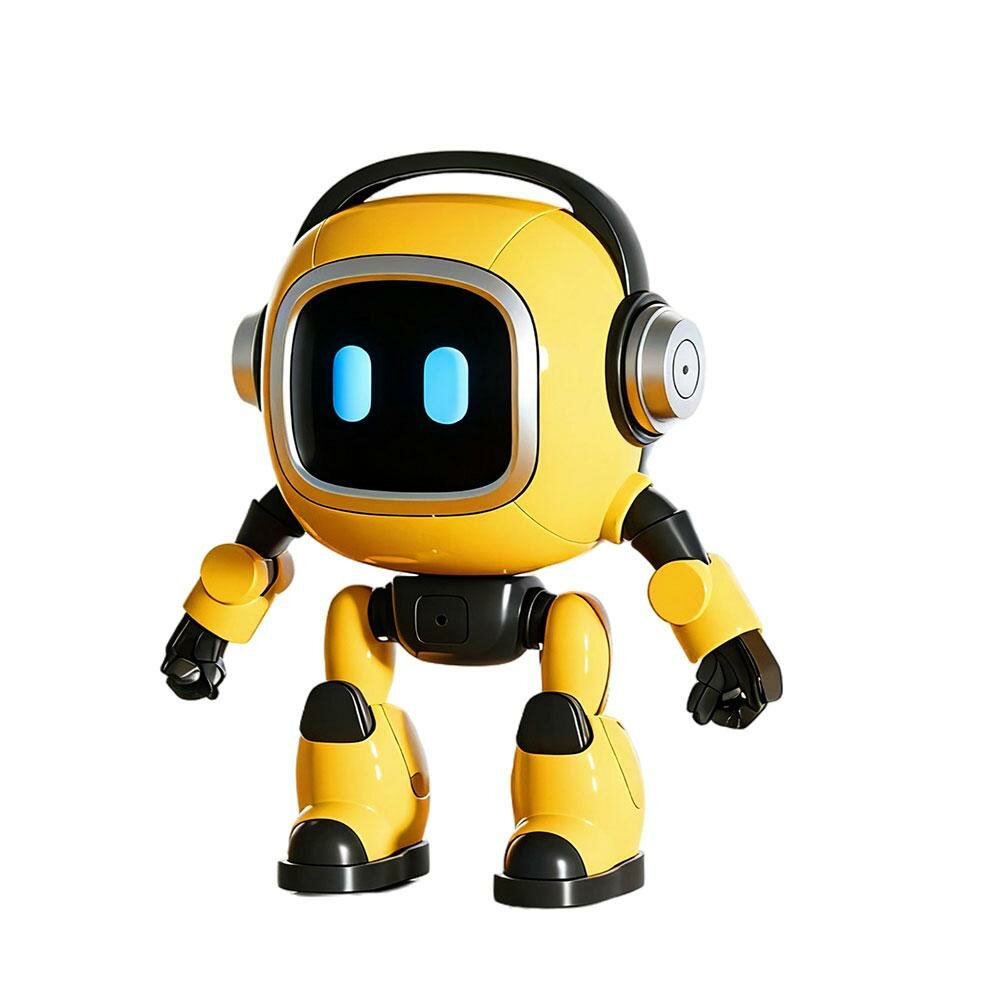 Интерактивный обучающий робот с искусственным интеллектом для детей, распознаванием голоса и обучением эмоциям, отличный подарок для мальчиков и девочек в возрасте от 4 до 8 лет, способствующий изучению STEM-дисциплин.