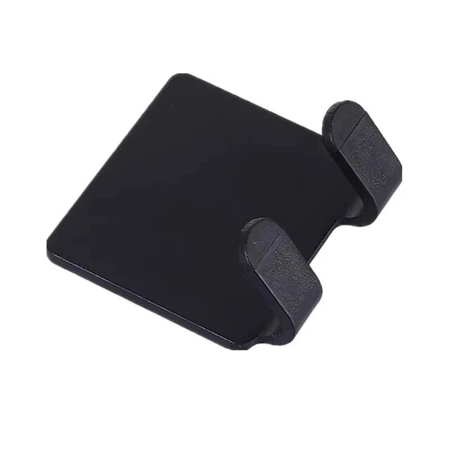 Настенный держатель для бритв на клейкой основе для ванной комнаты, подходит для крючков в душевой кабине, совместим с бритвами Gillette и другими бритвами, черные пластиковые крючки.