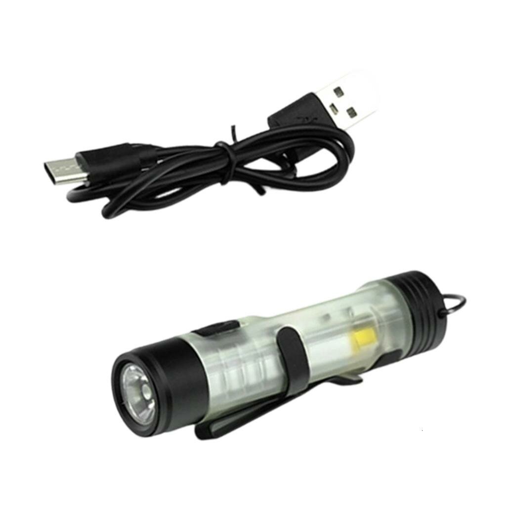 Магнитный фонарик с клипсой, 1 айсберг белый