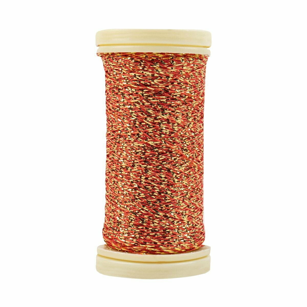 Нитки для вышивания "Brill" 50 м, металлик 100%, цвет: M-123 (2 шт.)