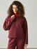 Худи JUST CLOTHES, размер 48, , бордовый