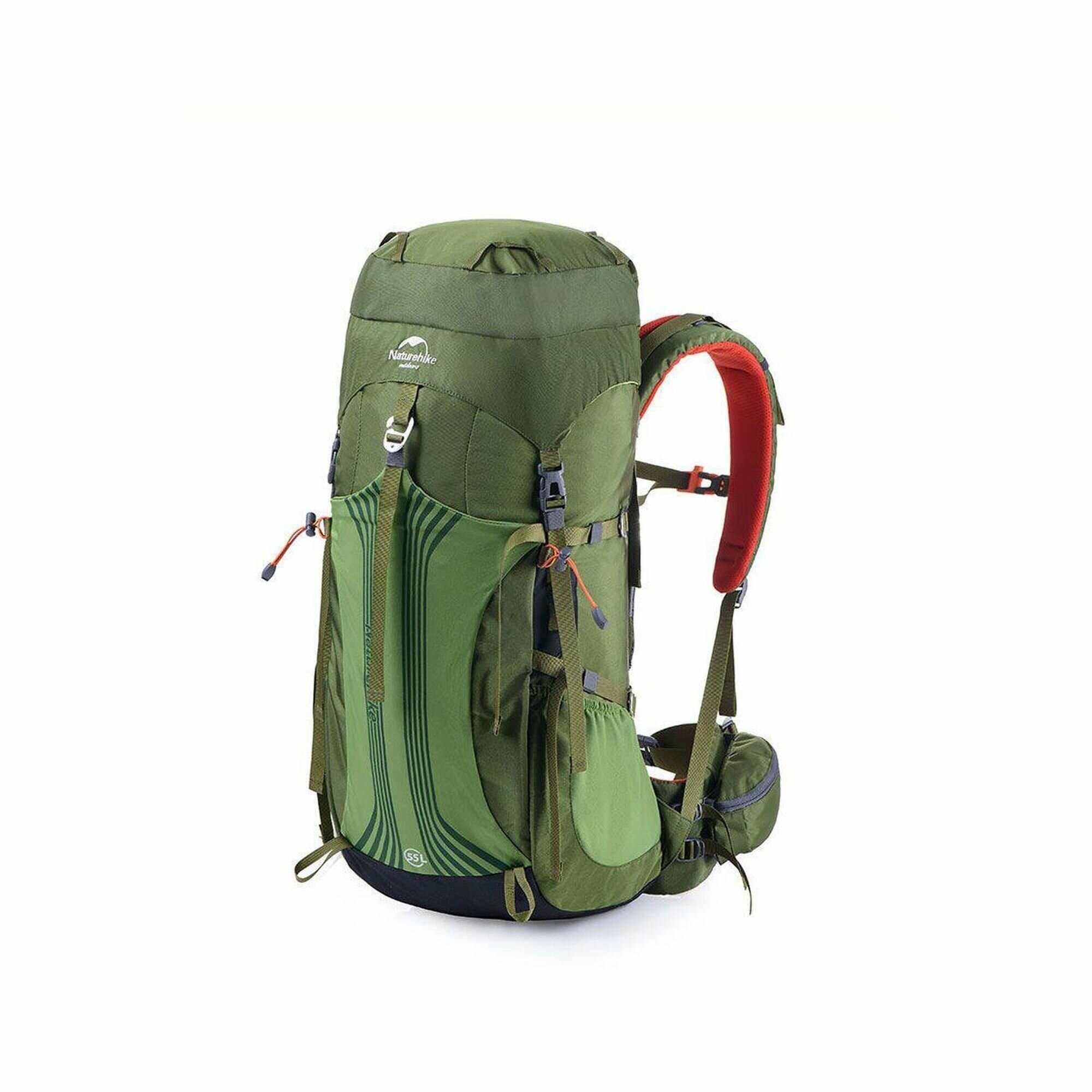Рюкзак Naturehike Hiking 55L Nh16Y020-Q, Decathlon, Цвет: Зелен, Размер: 55 л