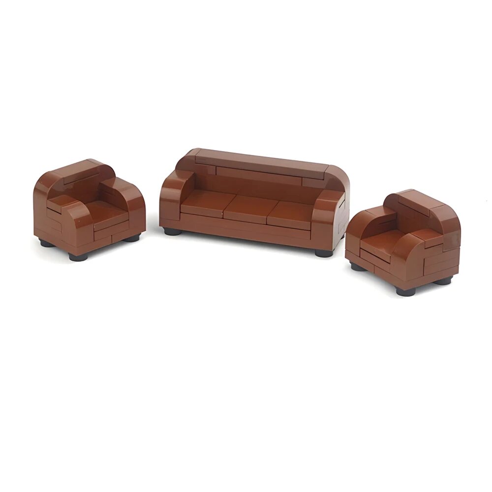LEDUO Креативные кирпичи Коричневый, sofa C