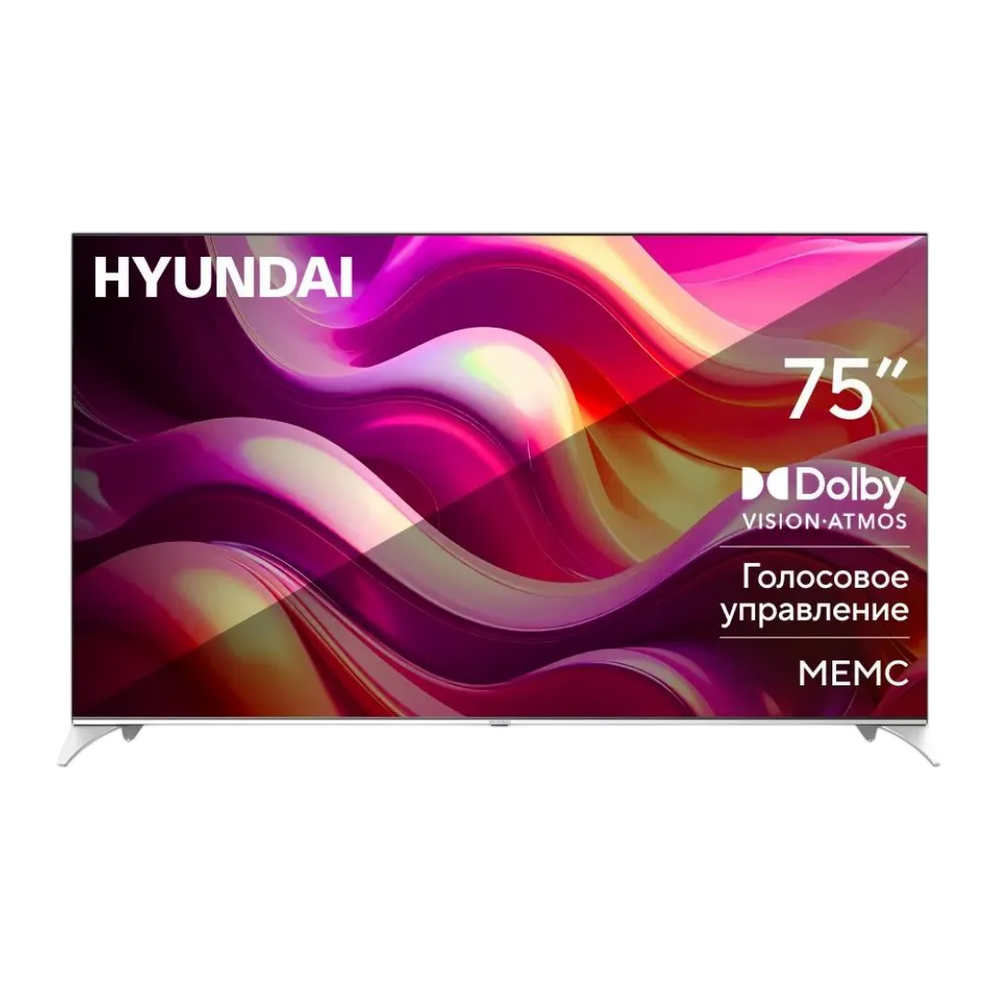 75" Телевизор Hyundai H-LED75QBU7500 Silver/Black