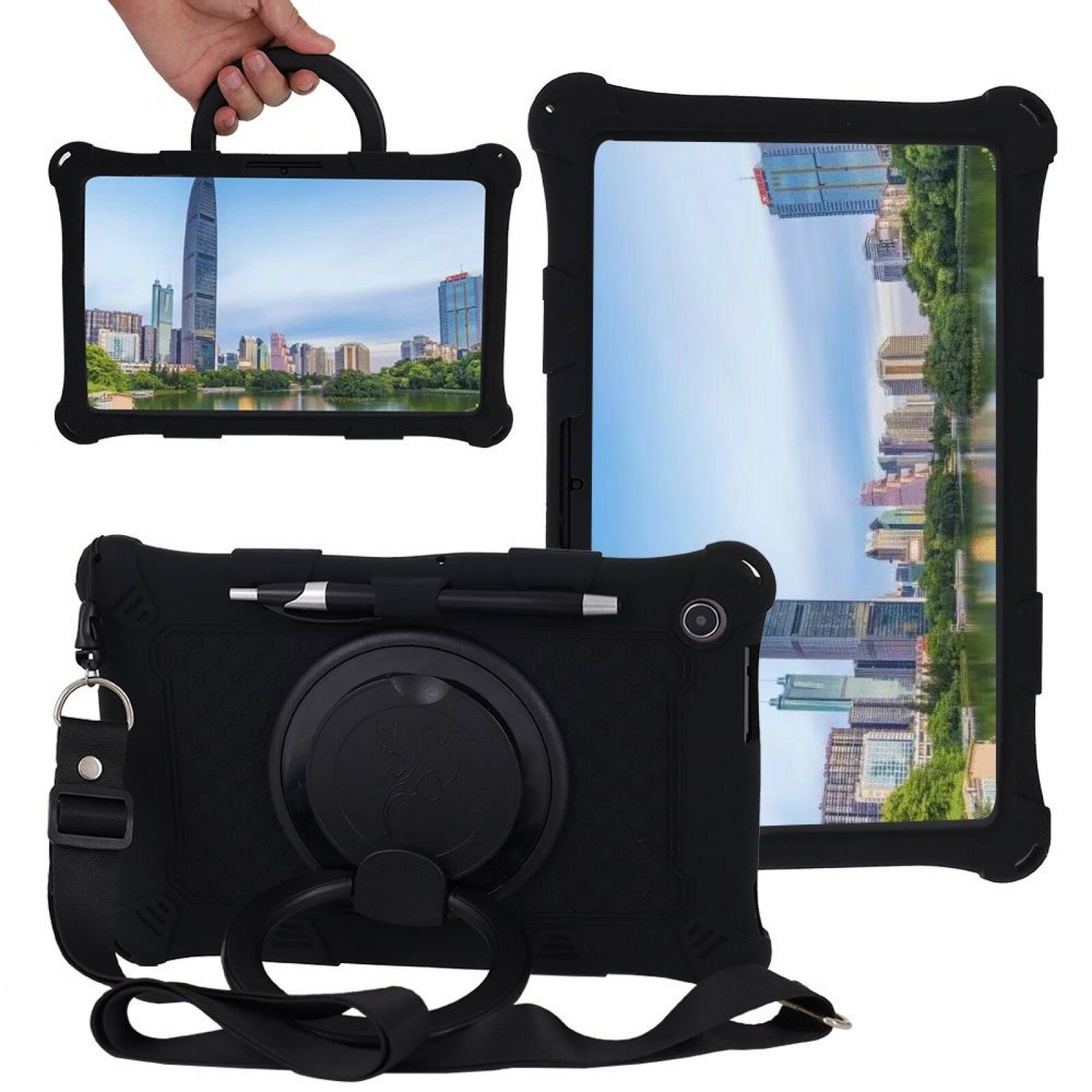 Защитный чехол MyPads для планшета Alldocube iPlay 50 и iPlay 50 Pro, противоударный с усиленными углами, черный