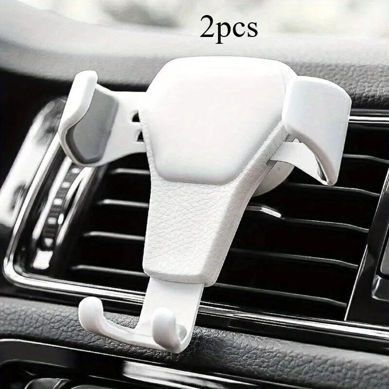 2 шт. — крепление для телефона в машине: гравитационный держатель для телефона на воздуховод автомобиля