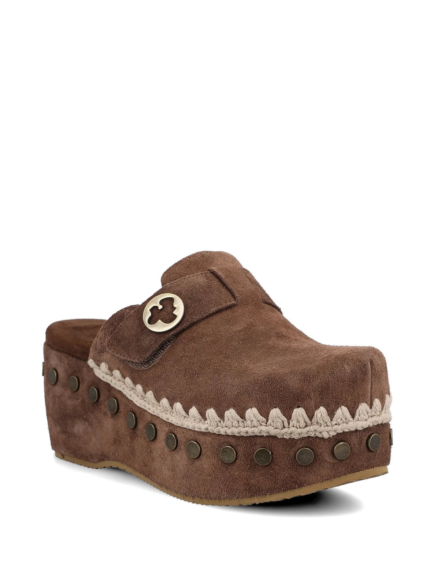 Мюли Logo-detail studded clogs